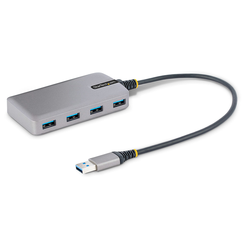StarTech 5Gbps 4-Port Portable Laptop USB Hub - 5G4AB-USB-A-HUB | Mwave