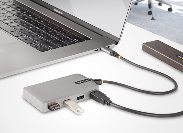 StarTech 4-Port USB-C Hub - Bus-Powered - 5G4AB-USB-C-HUB | Mwave