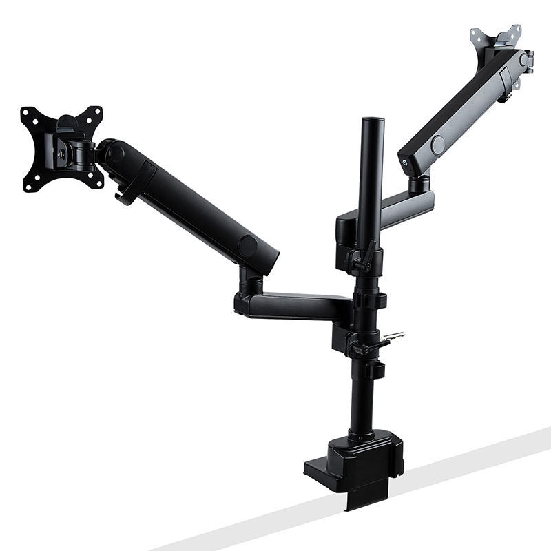StarTech Desk Mount Dual Monitor Arm 32" VESA Displays - Stackable Arms ...