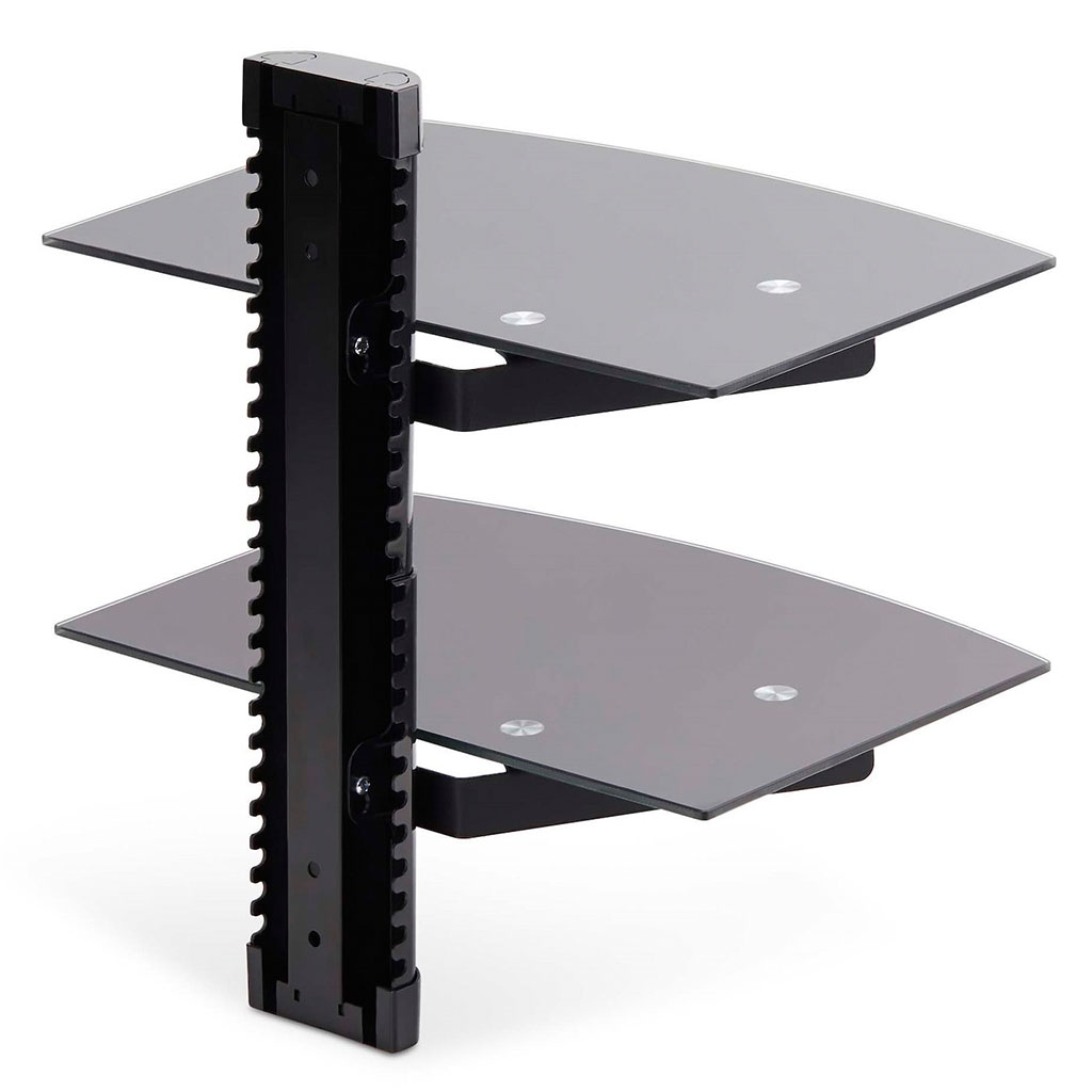 StarTech Dual Floating Wall-Mounted Adjustable AV Shelves - 2B-WALL ...