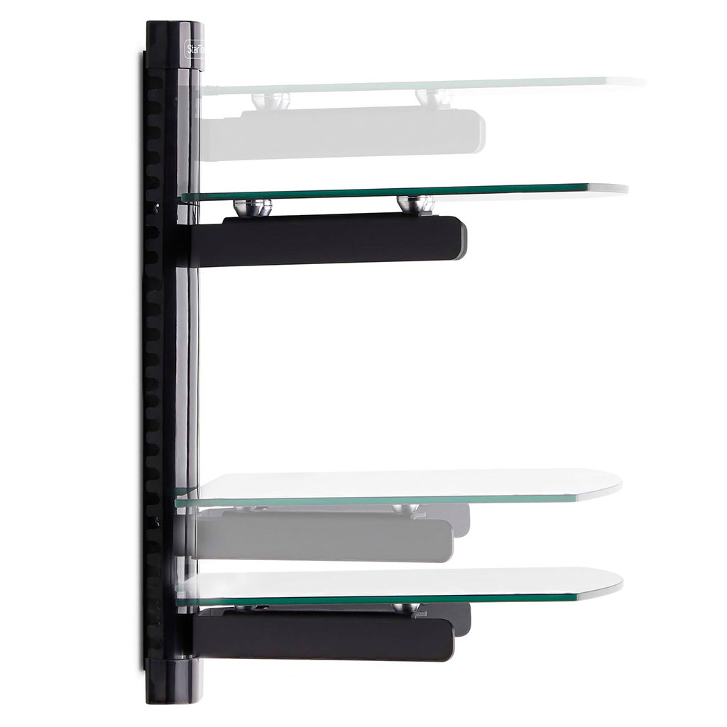 StarTech Dual Floating Wall-Mounted Adjustable AV Shelves - 2B-WALL ...