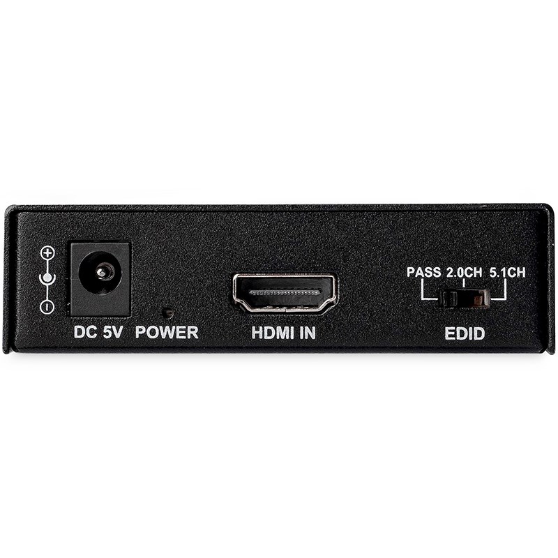 StarTech HDMI Audio Extractor 4K 60Hz - HDR - Toslink Optical Audio ...