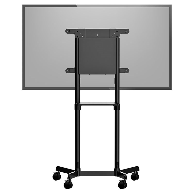 StarTech TV Trolley Cart with Shelf - 37"-70" Panels - MBLTVSTNDEC | Mwave