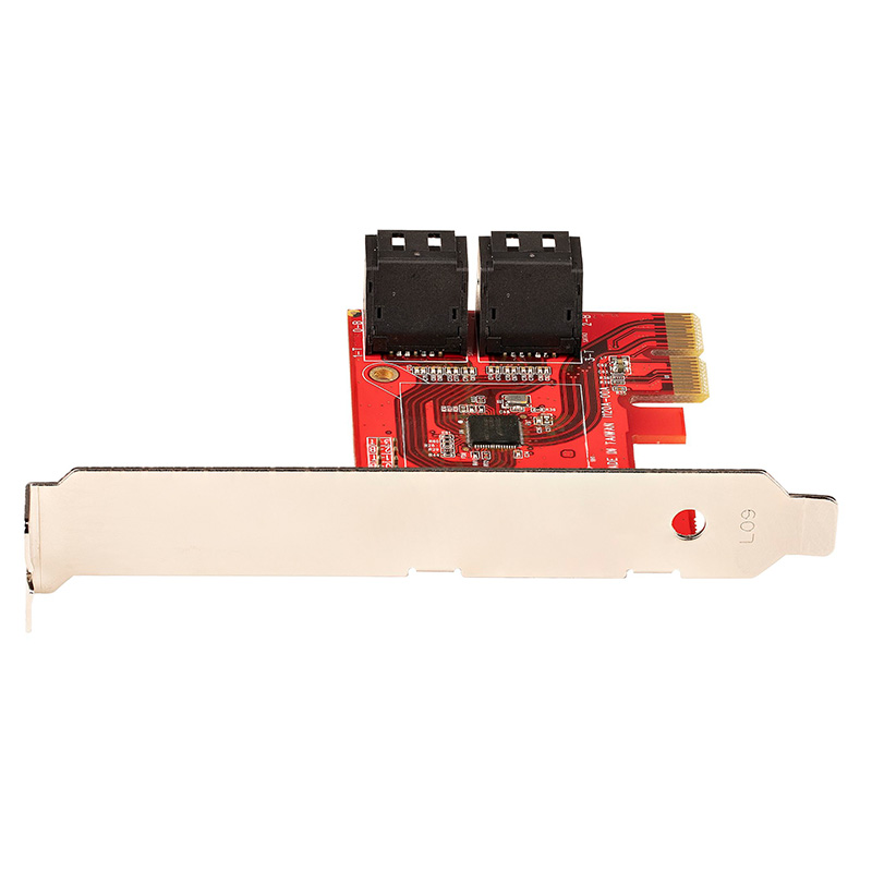 StarTech 4 Port PCIe SATA Expansion Card - 4P6G-PCIE-SATA-CARD | Mwave