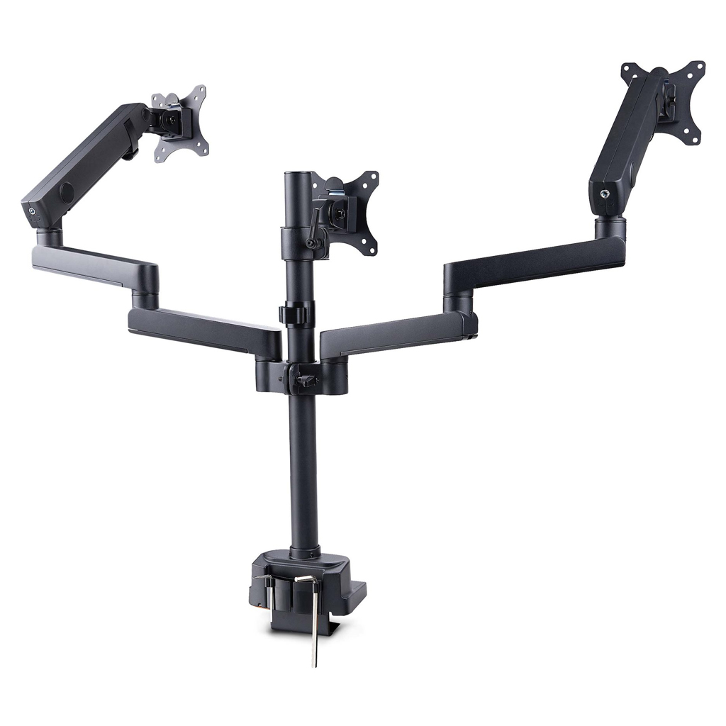 StarTech Triple Monitor Desk Mount for Up To 3x 27" Displays - 3MP2AG ...
