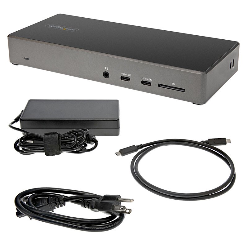 StarTech Triple 4K Monitor 2x DP/HDMI USB-C Docking Station ...