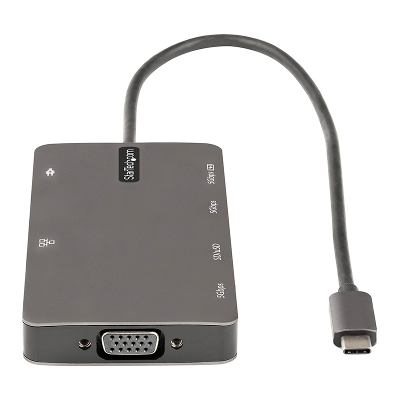 StarTech USB-C Multiport Adapter 4K HDMI/VGA - USB 3.0 Hub/PD 3.0 - DKT30CHVSDPD | Mwave