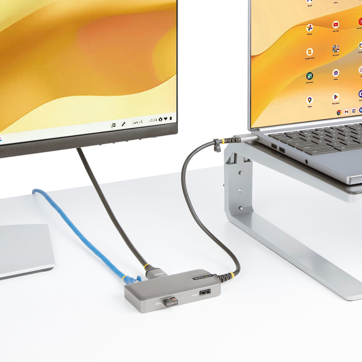 StarTech USB-C to 4K HDMI/USB 3.0 Hub Multiport Adapter - 103B-USBC ...