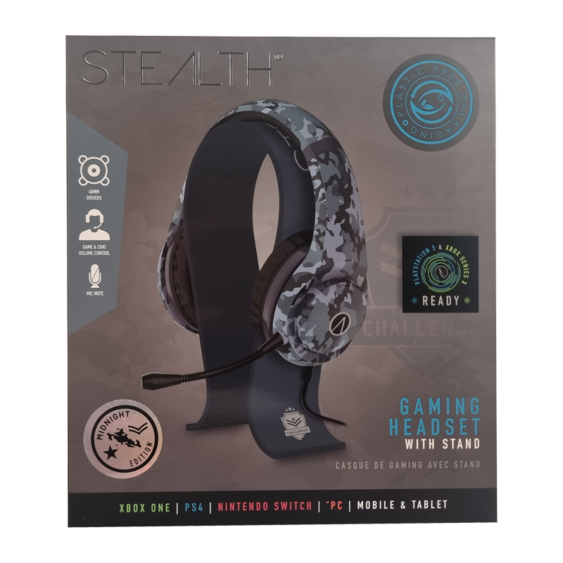 Stealth XP Challenger Gaming Headset with Stand - XPA-CHALLENGER-C | Mwave