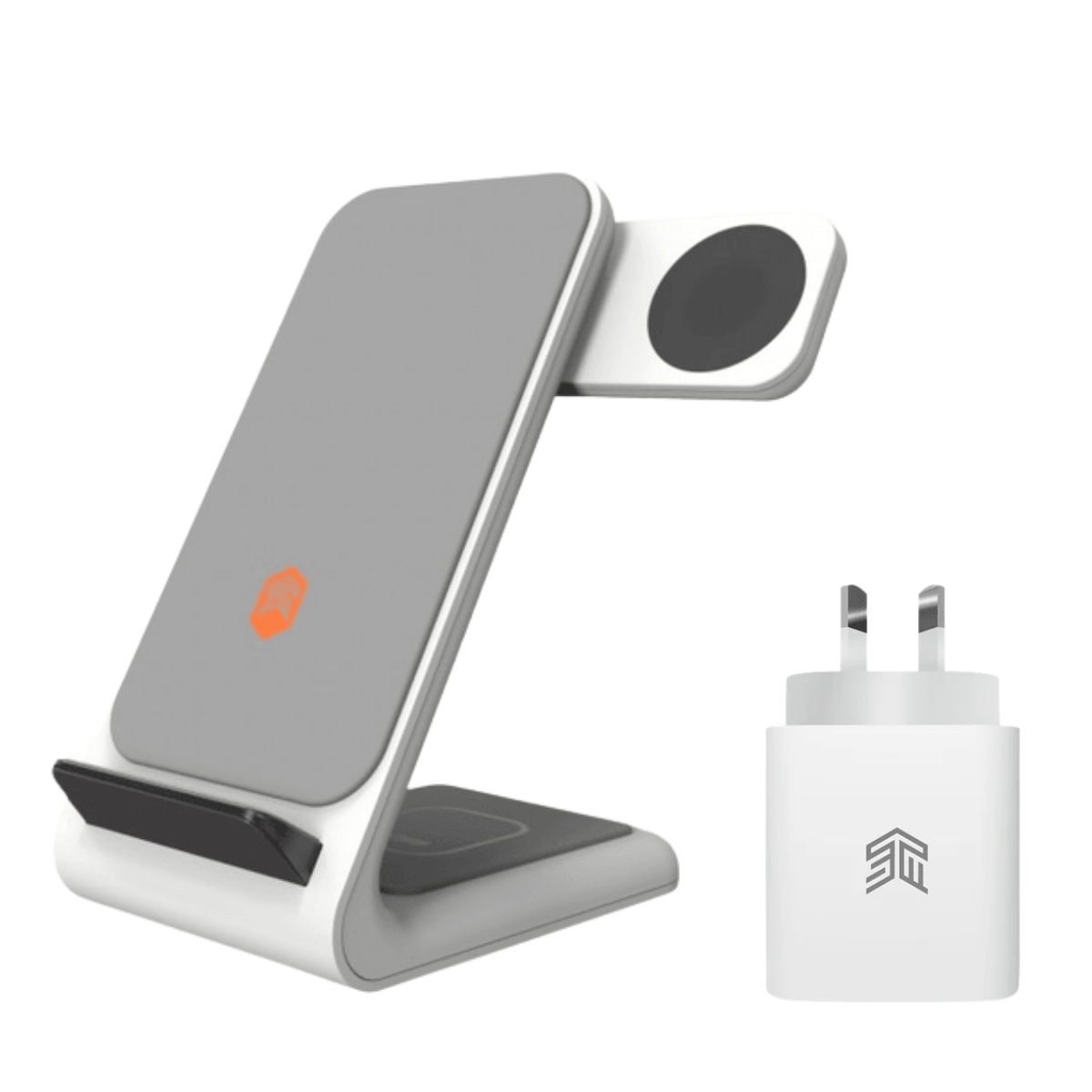 STM Chargetree Swing with Wall Plug - White - STM-931-329Z-01 | Mwave