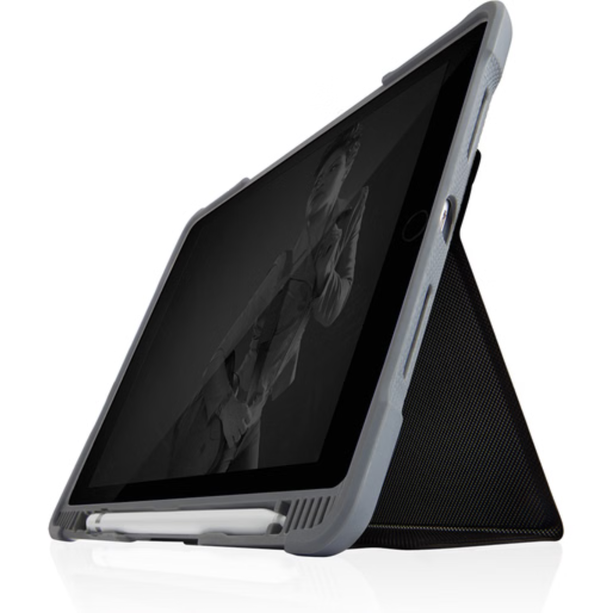 STM Dux Plus Duo Shell for iPad (9/8/7 Gen) EDU - Black - STM-222-237JU ...