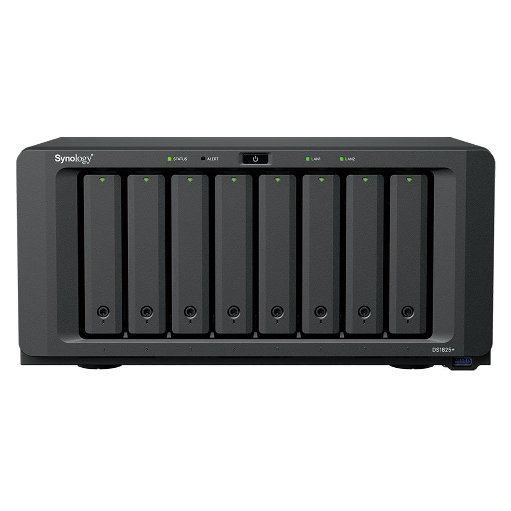 Synology DiskStation DS1825+ 8-Bay Diskless NAS Ryzen V1500B CPU 8GB ...