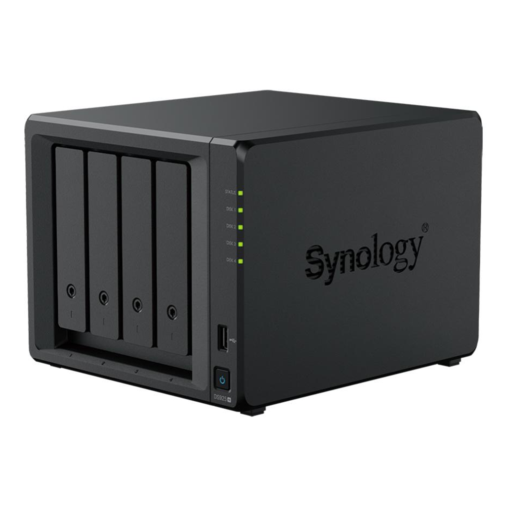 Synology DiskStation DS925+ 4-Bay 3.5" Diskless NAS Quad-Core CPU 4GB ...