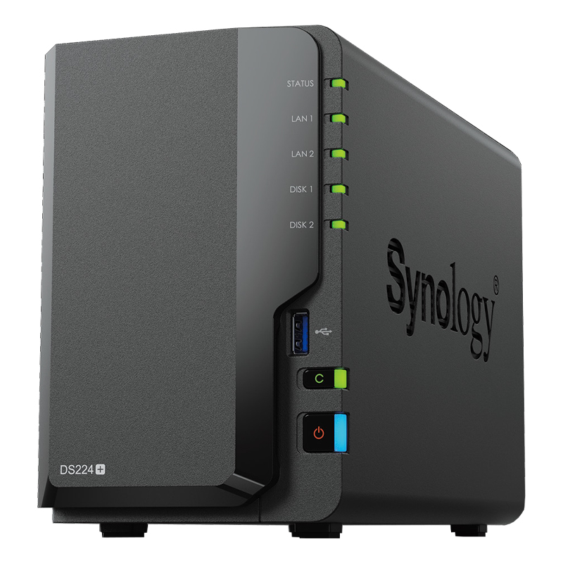 Synology DS224+ 2-Bay Diskless NAS Celeron J4125 2GB - DS224+ | Mwave
