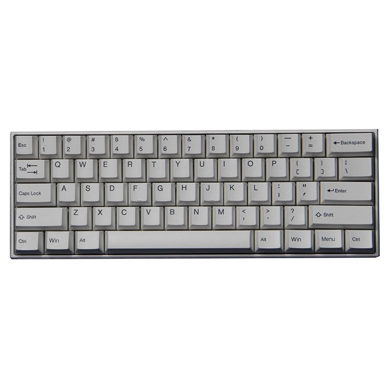 Tai-Hao Cherry MX Type Double Shot ABS 128-Key Keycap Set - White (BoWB ...