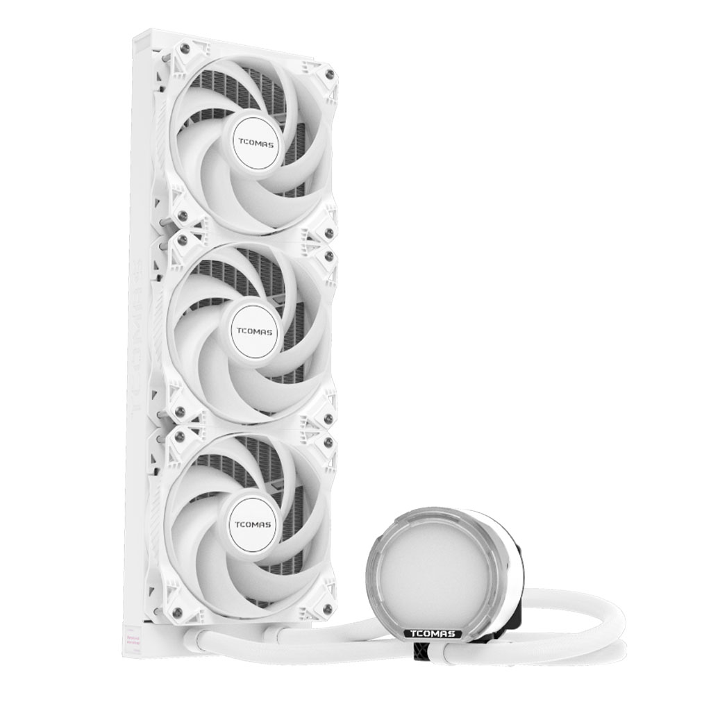 TCOMAS LE100 360mm AIO Liquid CPU Cooler - White - LE100N2WH36DCA | Mwave