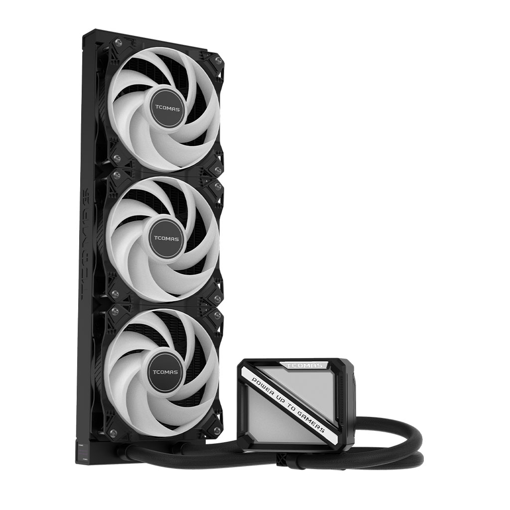 TCOMAS LE200 360mm AIO Liquid CPU Cooler - Black - LE200N2BK36DCA | Mwave