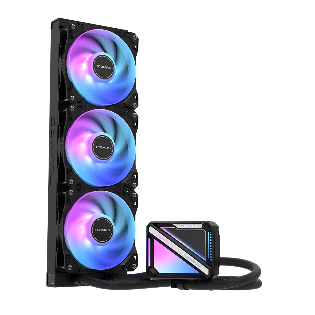TCOMAS LE200 360mm AIO Liquid CPU Cooler - Black - LE200N2BK36DCA | Mwave
