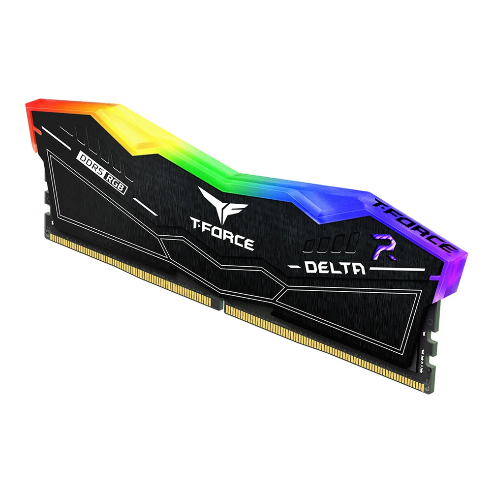 Team T-Force Delta RGB 32GB (2x 16GB) DDR5 6000MHz CL38 Desktop Memory ...