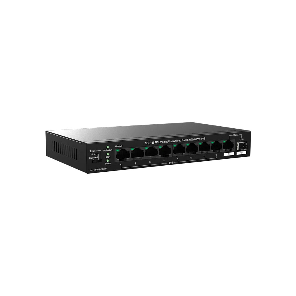 Tenda G0-8G-PoE 9-Port Gigabit Ethernet PoE Router with A/C - G0-8G-PoE ...
