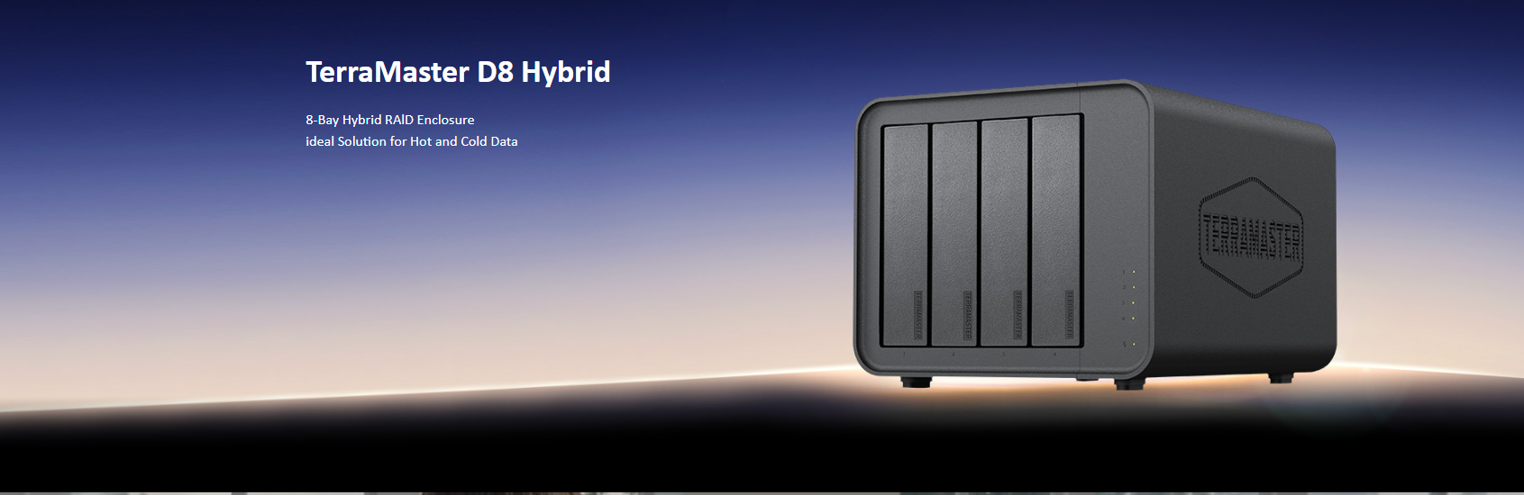 TerraMaster D8 Hybrid 8-Bay External Hard Drive Enclosure - TM-D8 ...
