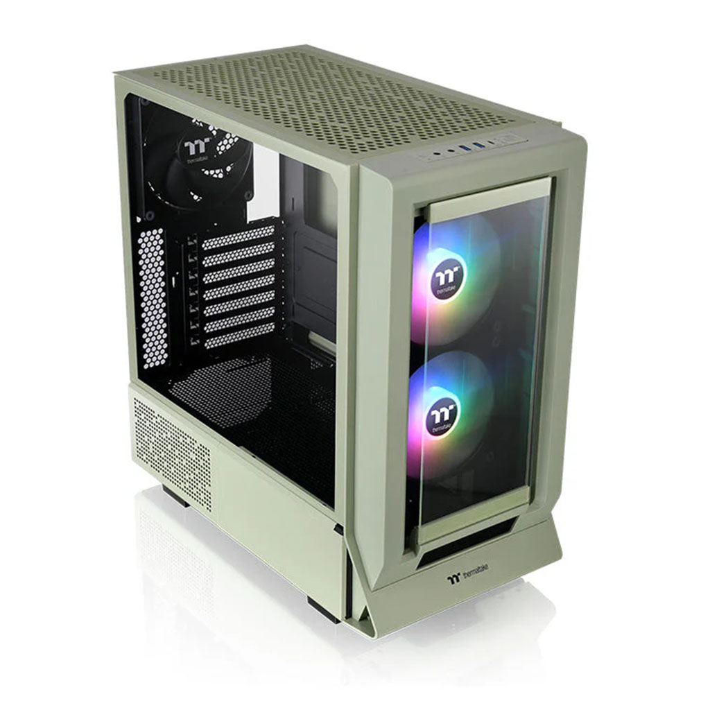Thermaltake Ceres 350 MX ARGB Mid Tower E-ATX Case - Matcha Green Edition - CA-1Z3-00MEWN-00 | Mwave