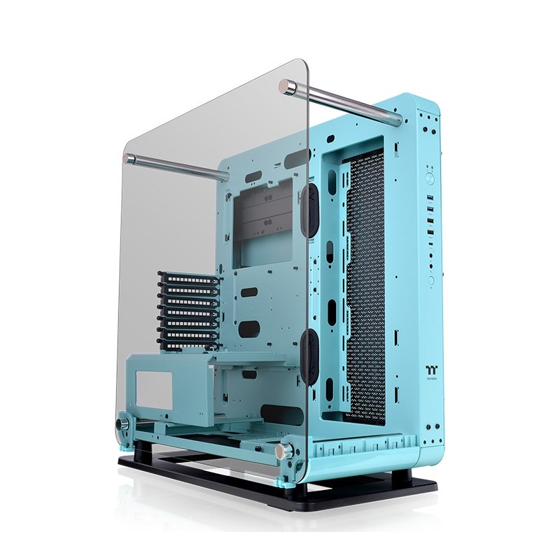 Thermaltake Core P6 Tempered Glass Mid Tower Case - Turquoise Edition ...