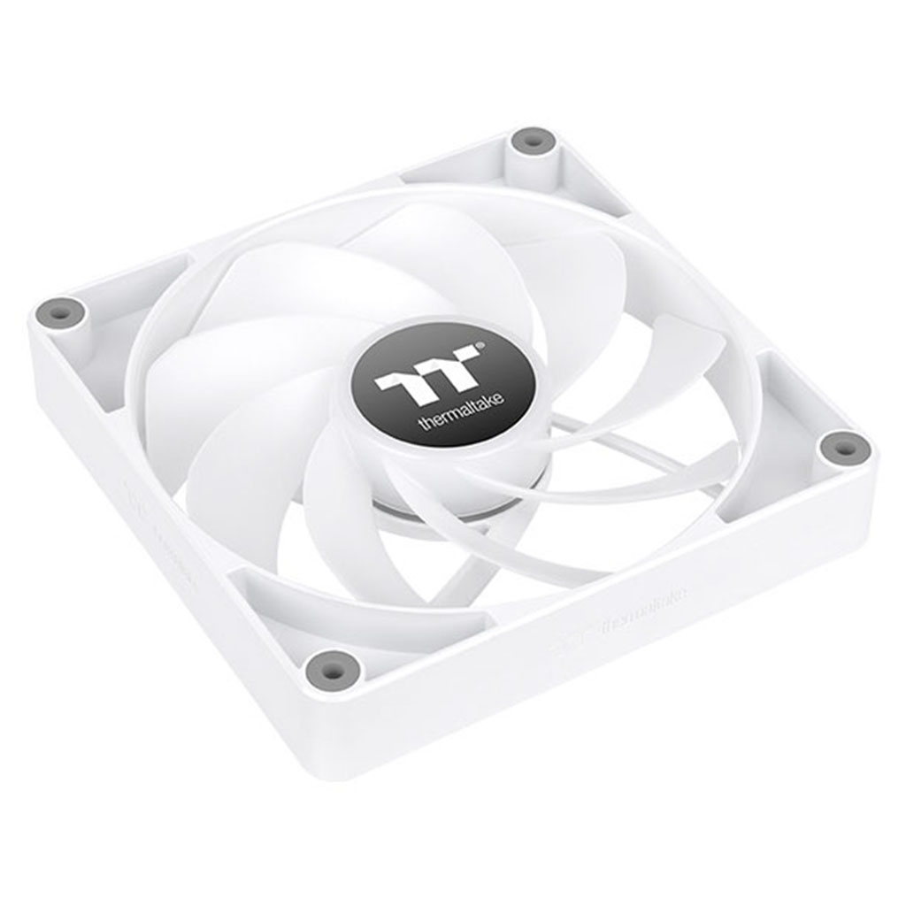 Thermaltake CT120 120mm Reverse ARGB Sync Performance PWM Fan White ...