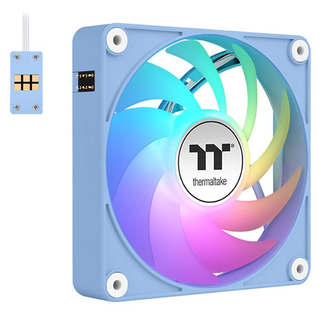 Thermaltake CT140 140mm EX ARGB Magnetic Quick Connect PWM Fans Blue ...