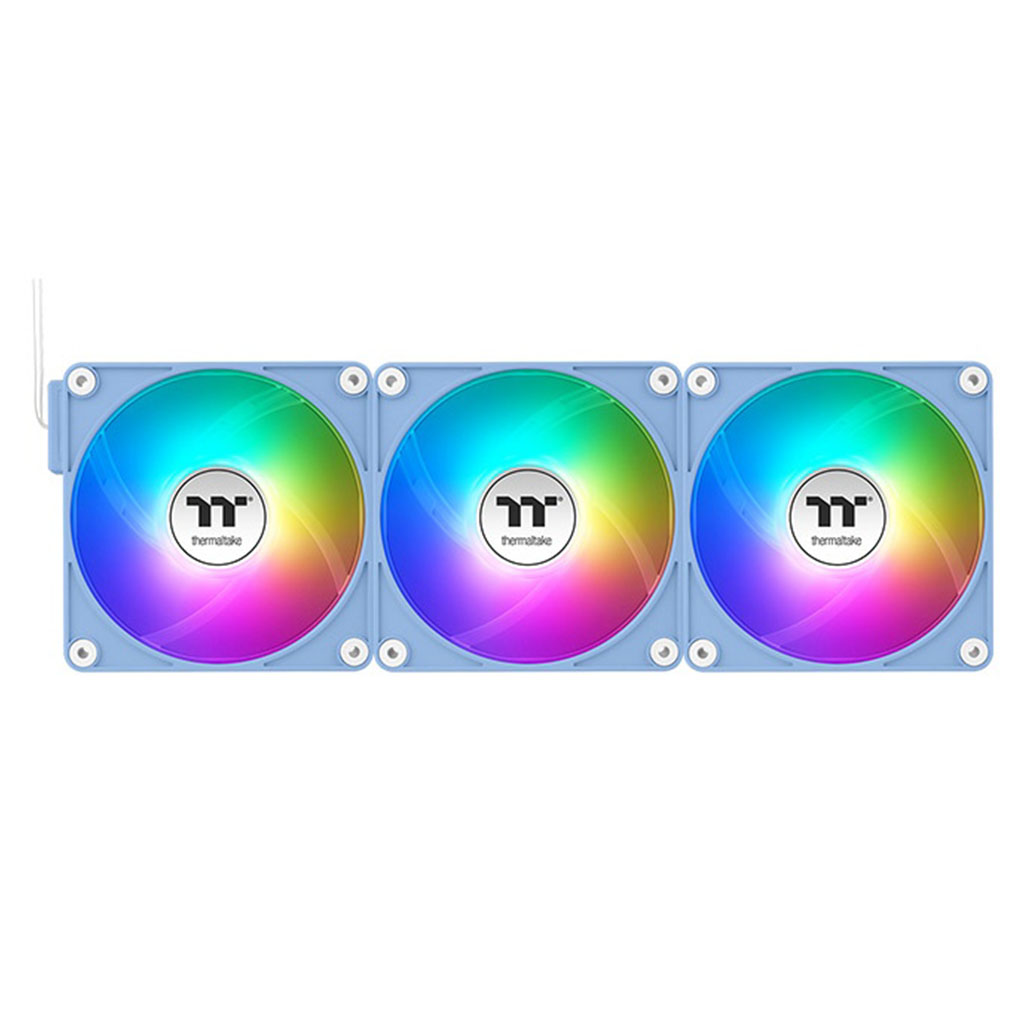 Thermaltake CT140 140mm EX ARGB Magnetic Quick Connect PWM Fans Blue ...