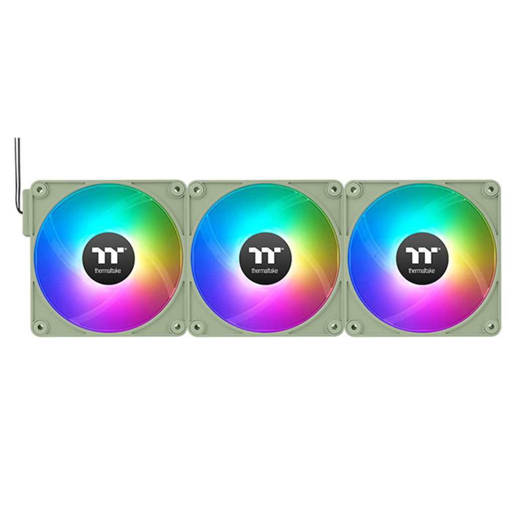 Thermaltake CT140 140mm EX ARGB Magnetic Quick Connect PWM Fans Green ...