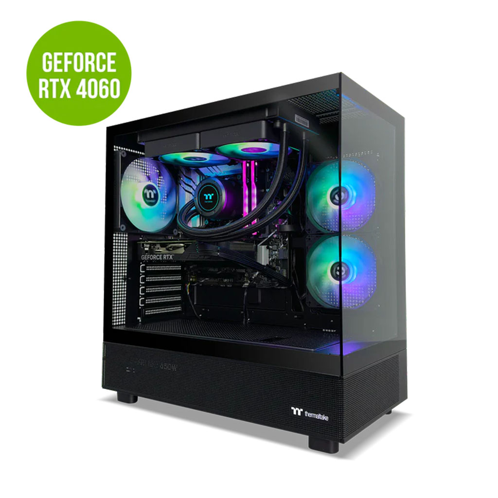 Thermaltake Horizon Desktop Gaming PC R5-7500F 32GB 1TB RTX 4060 W11H - CA-4Q2-00D1WA-01 | Mwave