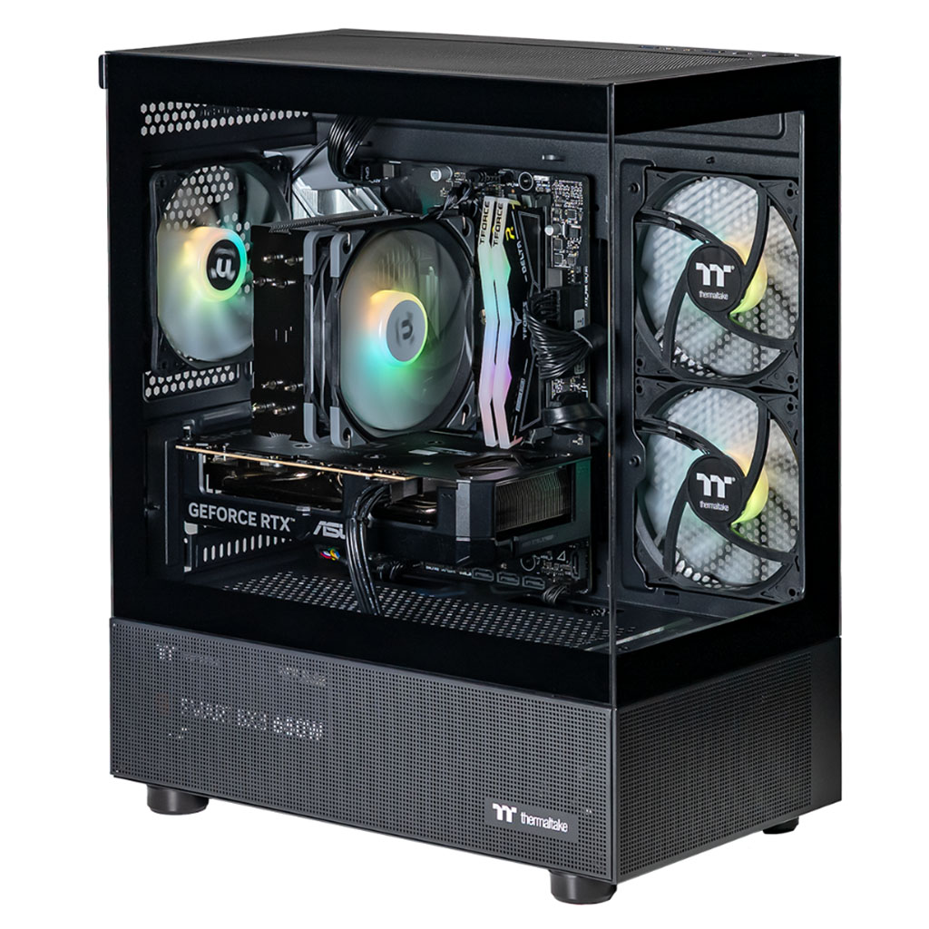Thermaltake Horizon Elite Desktop PC Intel i5-14400F 32GB 1TB RTX5060 ...