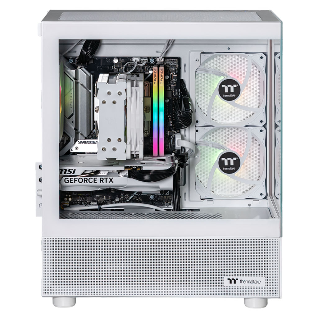 Thermaltake Horizon Elite Snow Desktop PC Intel i5-14400F 32GB 1TB ...