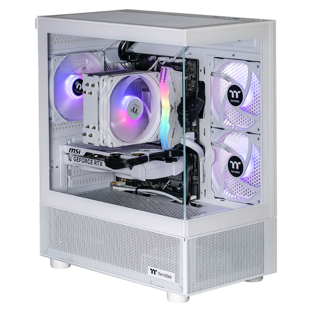 Thermaltake Horizon Elite Snow Desktop PC Intel i5-14400F 32GB 1TB ...