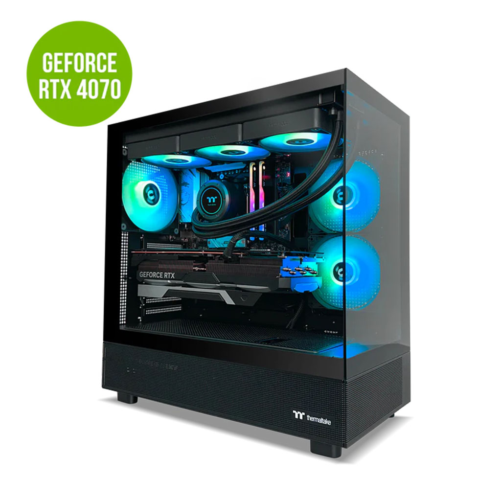 Thermaltake Horizon Pro Desktop Gaming PC R5-7500F 32GB 2TB RTX 4070S W11H - CA-4Q2-00D1WA-02 ...