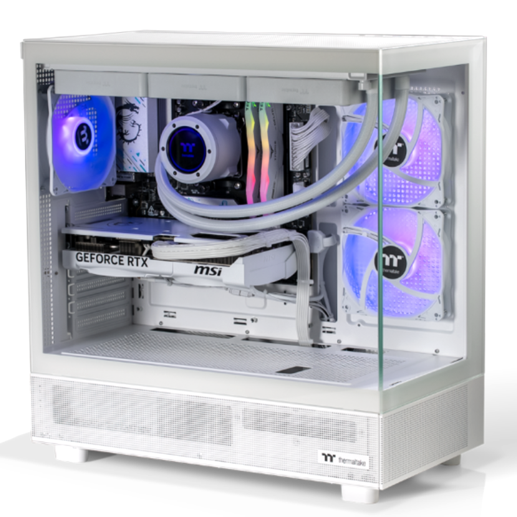Thermaltake Horizon PRO V2 Snow Gaming PC - AMD 7600 32GB RTX 5070 W11H ...