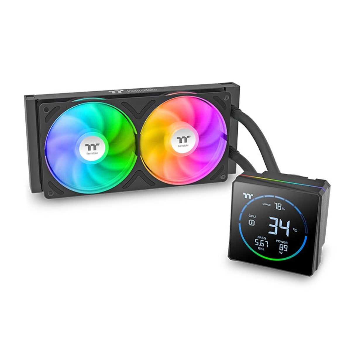 Thermaltake TH240-S V3 240mm ARGB AIO Liquid CPU Cooler - CL-W469 ...