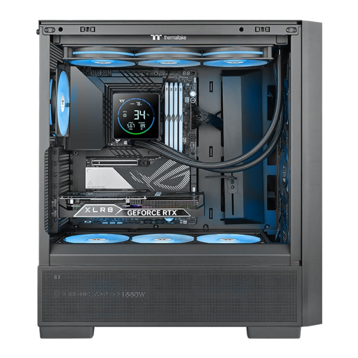 Thermaltake TH360-S V3 360mm ARGB AIO Liquid CPU Cooler - CL-W470 ...