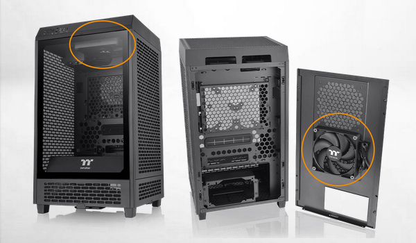 Thermaltake The Tower 200 Mini Tower Tempered Glass M-ITX Case - Black ...