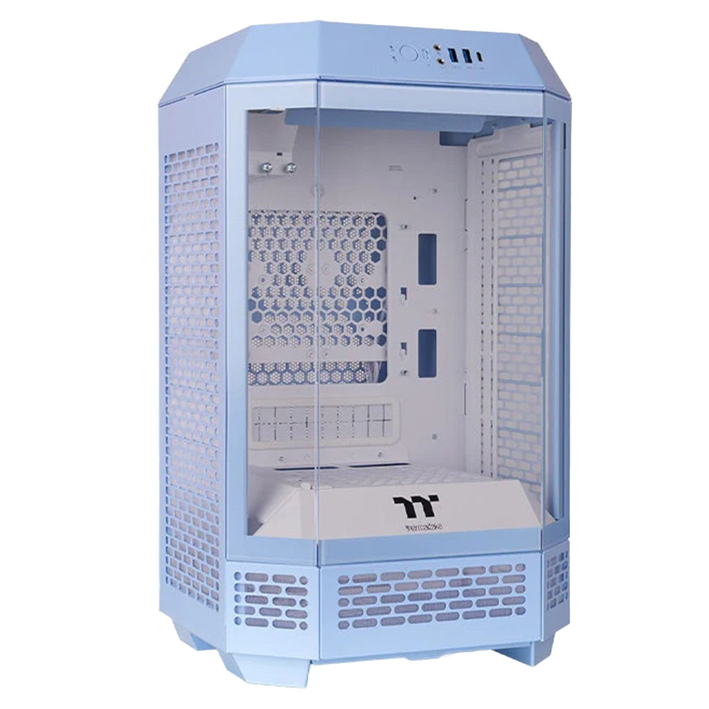 Thermaltake The Tower 250 Tempered Glass Mini Tower Case - Hydrangea ...