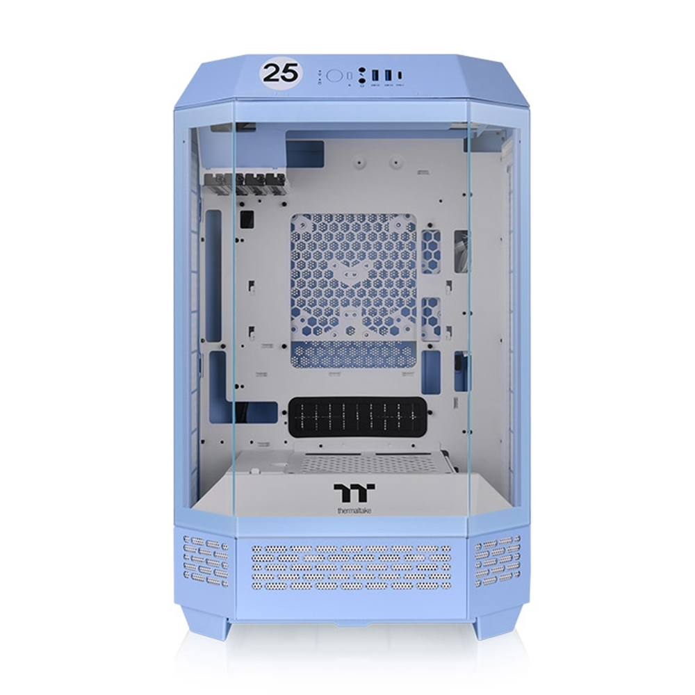 Thermaltake The Tower 300 Tempered Glass Micro Tower Case - Hydrangea ...