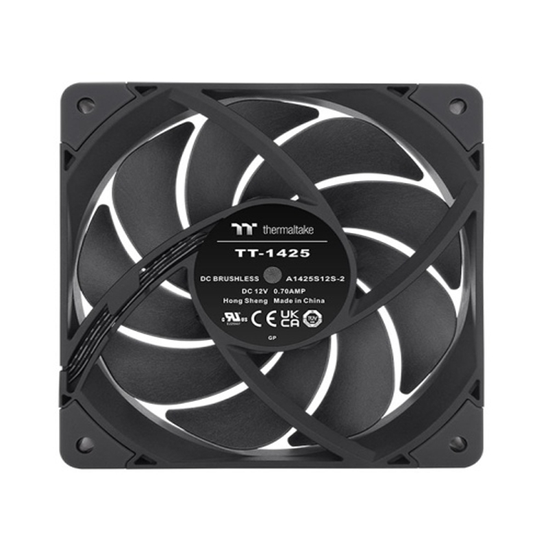 Thermaltake TOUGHFAN 14 Pro 140mm High Static Pressure Radiator Fan - 2 ...