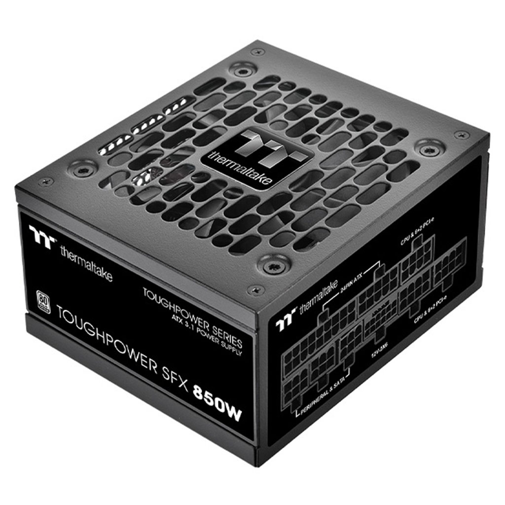 Thermaltake Toughpower SFX 850W 80+ Platinum PCIe 5.1 ATX 3.1 Fully Modular Power Supply - PS ...