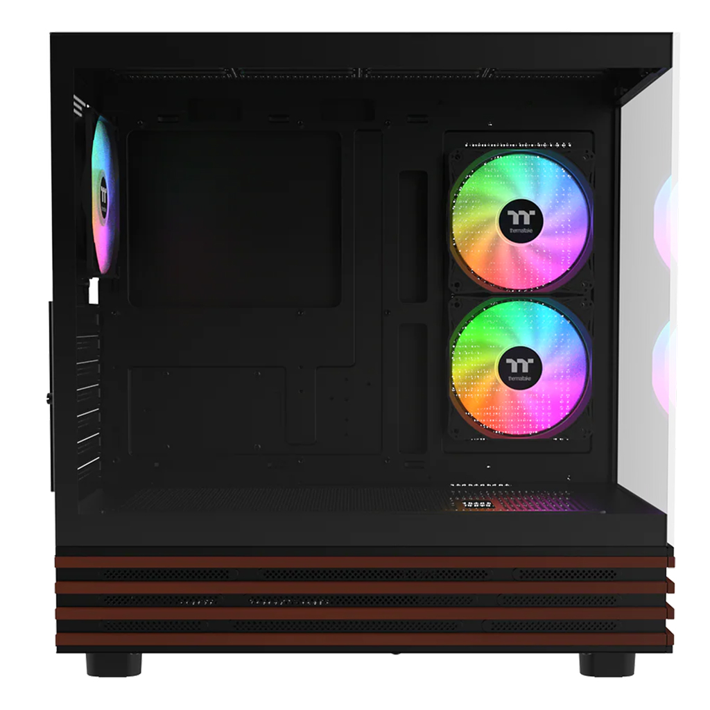 Thermaltake View 270 Plus WS ARGB Mid Tower Case Black Wood Edition ...