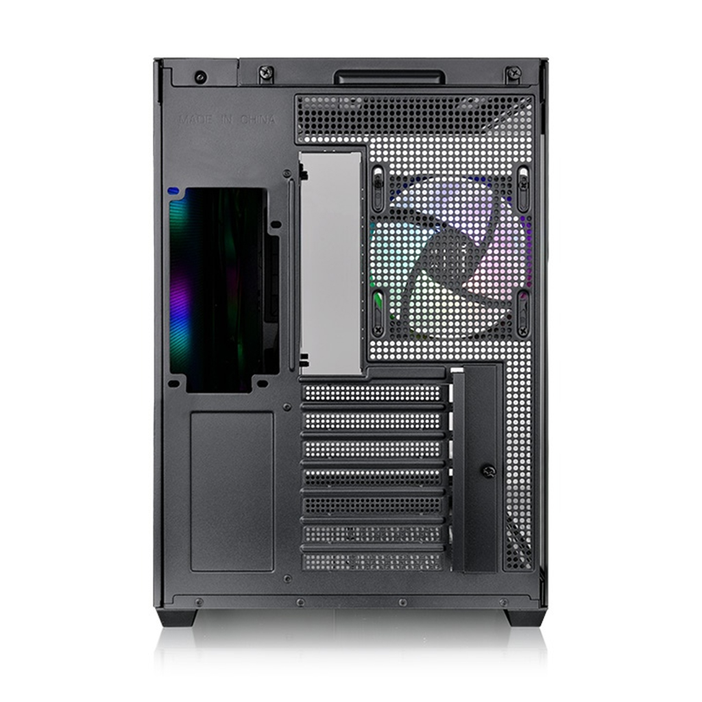 Thermaltake View 380 Tempered Glass ARGB Mid Tower Case Black Edition ...