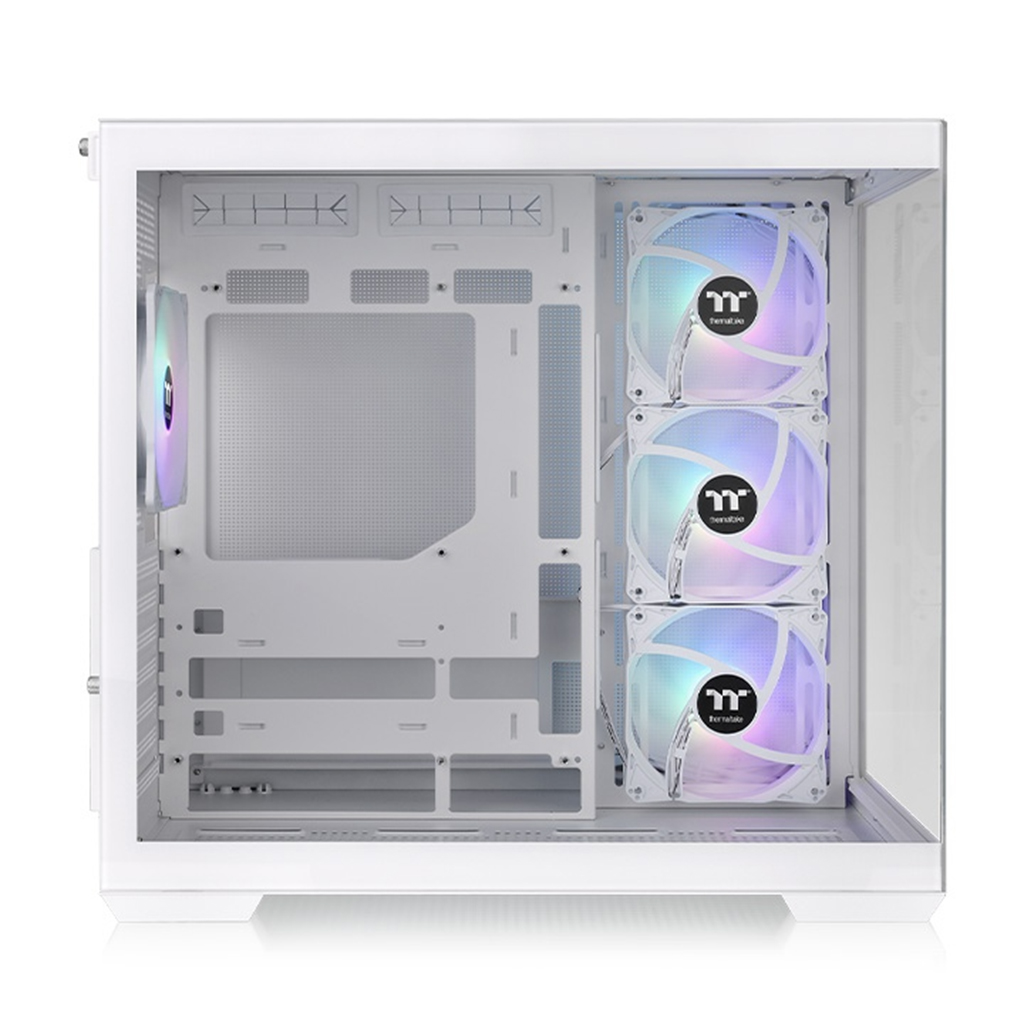 Thermaltake View 380 Tempered Glass ARGB Mid Tower Case Snow White Edition - CA-1Z2-00M6WN-00 ...