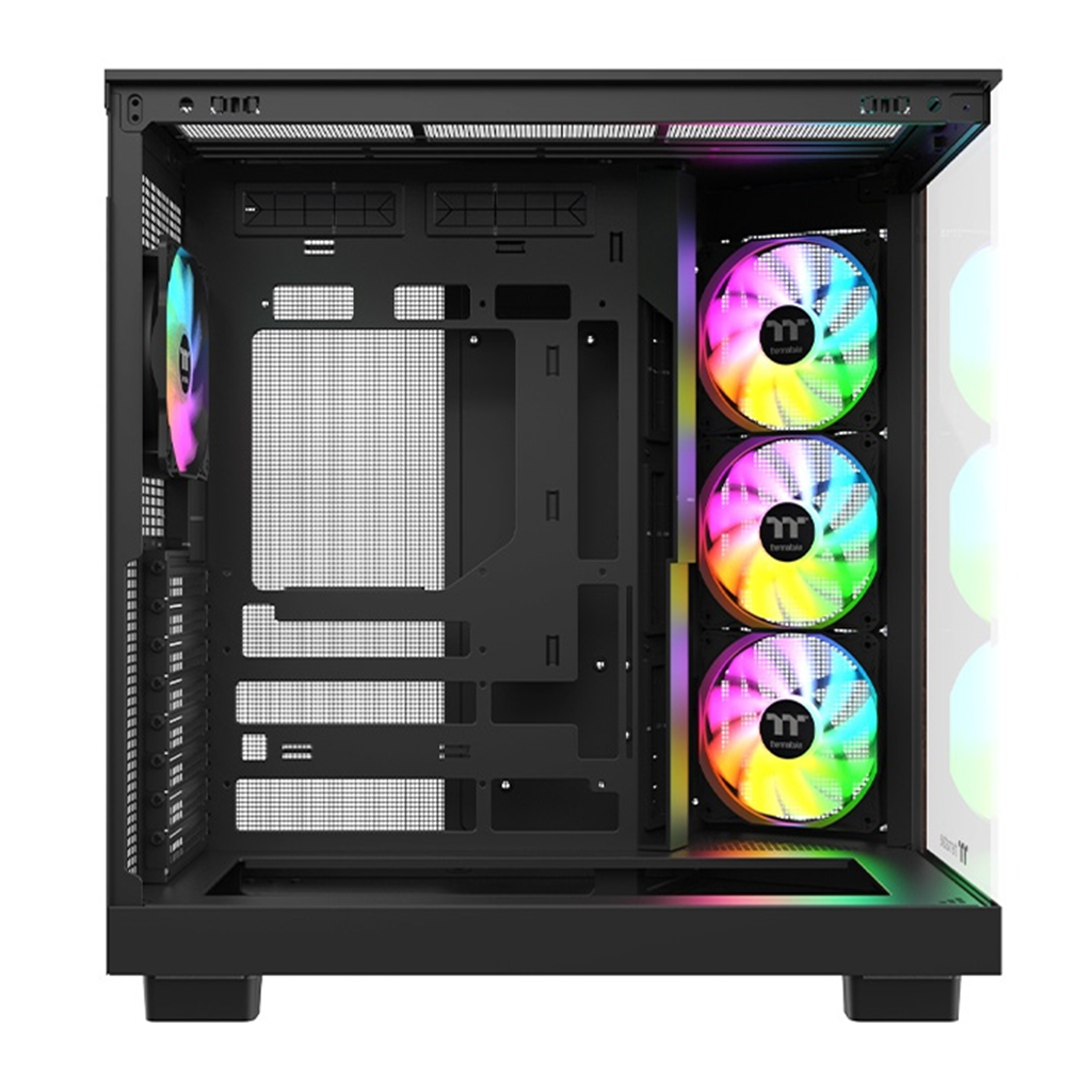 Thermaltake View 380 XL WS ARGB Mid Tower Case Black Wood Edition - CA ...