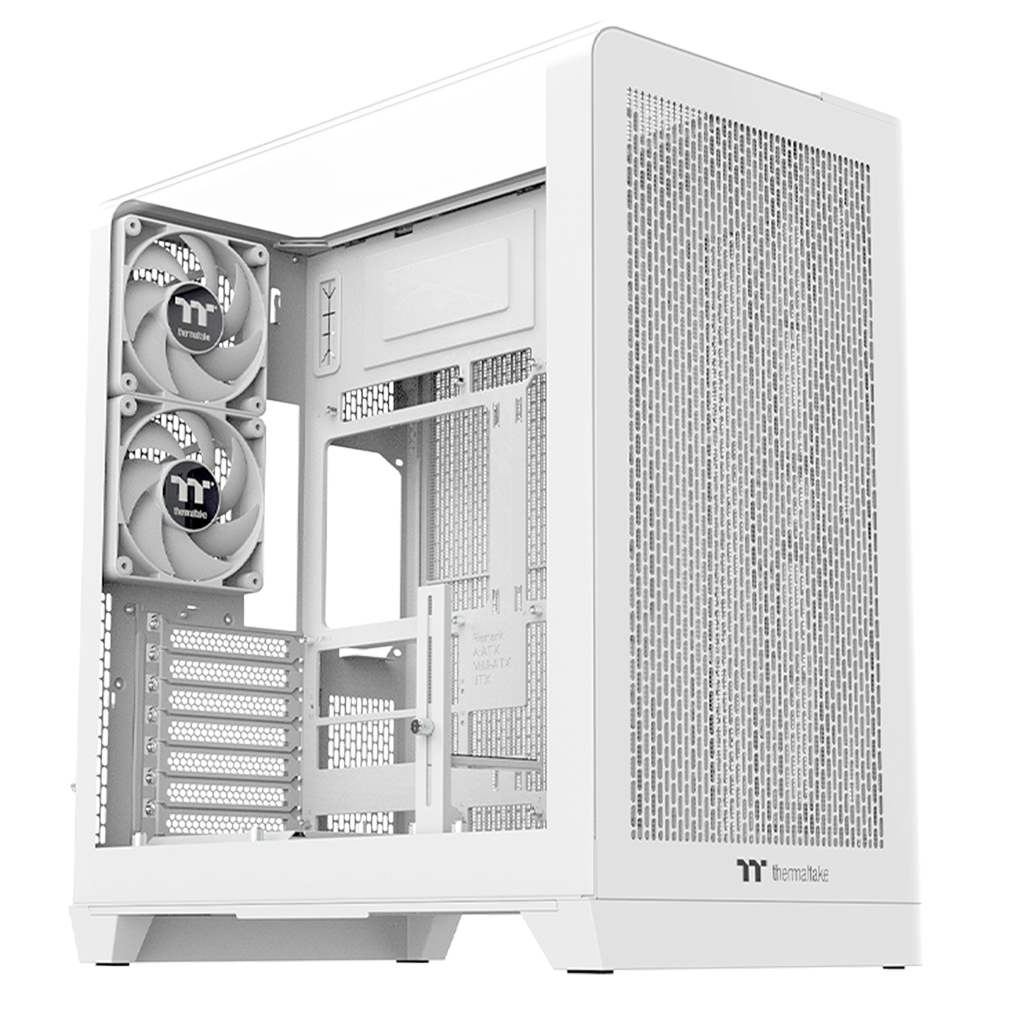 Thermaltake View 390 Air Curved Tempered Glass Mid-Tower ATX Case ...