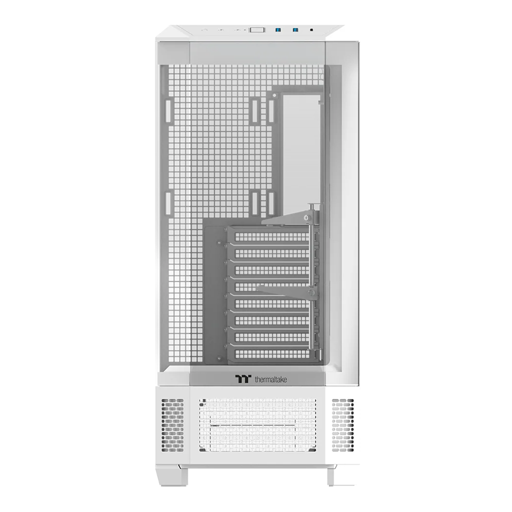 Thermaltake View 600 Tempered Glass Full-Tower Case - Snow - CA-11H ...